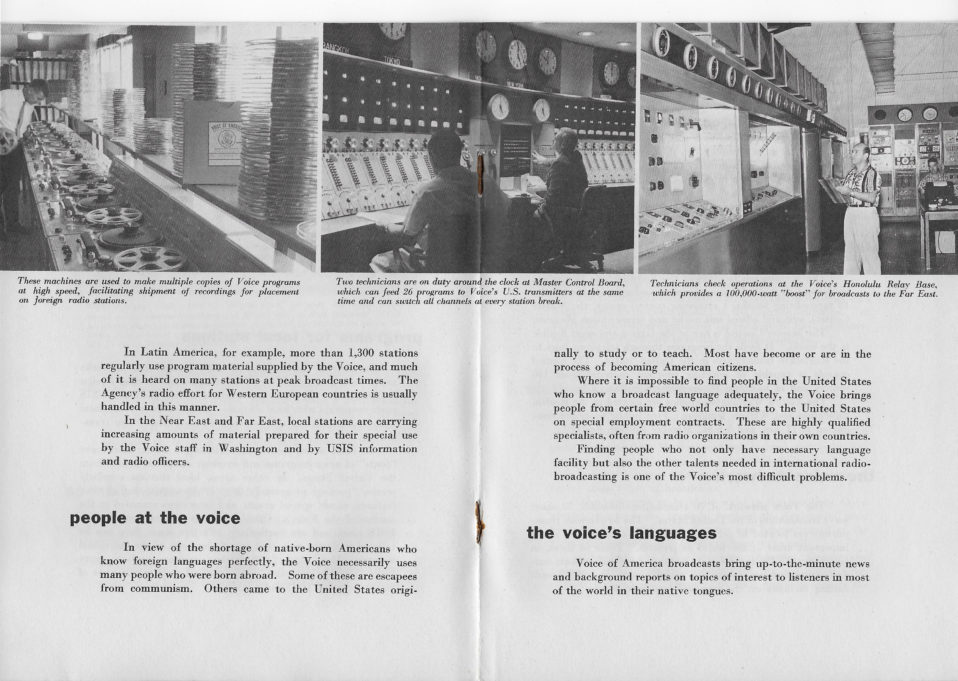 Voice of America 1959 - VOA/USIA Booklet - Cold War Radio Museum