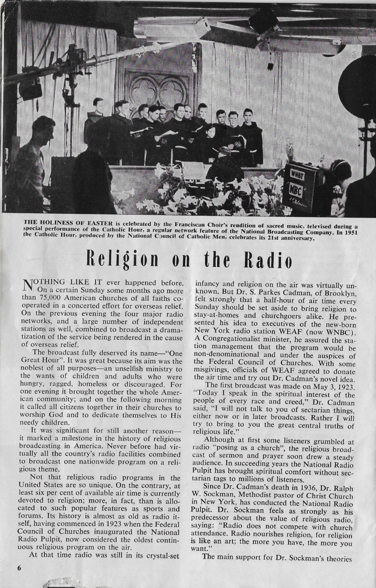 VOA Program Schedules 1951 Page Six – Cold War Radio Museum