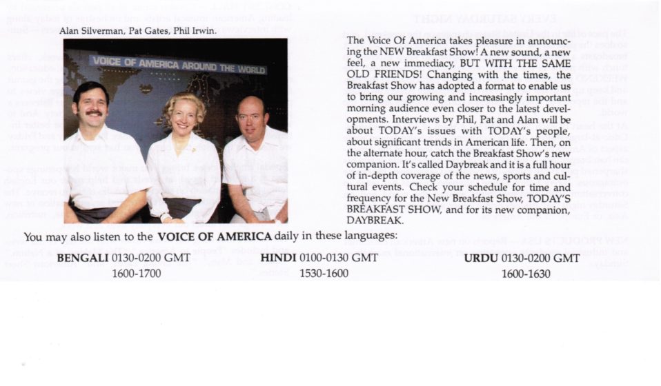 VOA 1980-1981 Program Schedule – Cold War Radio Museum