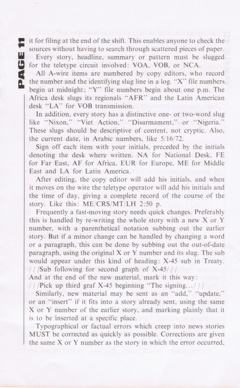 VOA Guide For Writers and Editors Circa 1972 – Cold War Radio Museum