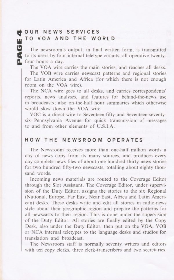 VOA Guide For Writers and Editors Circa 1972 – Cold War Radio Museum