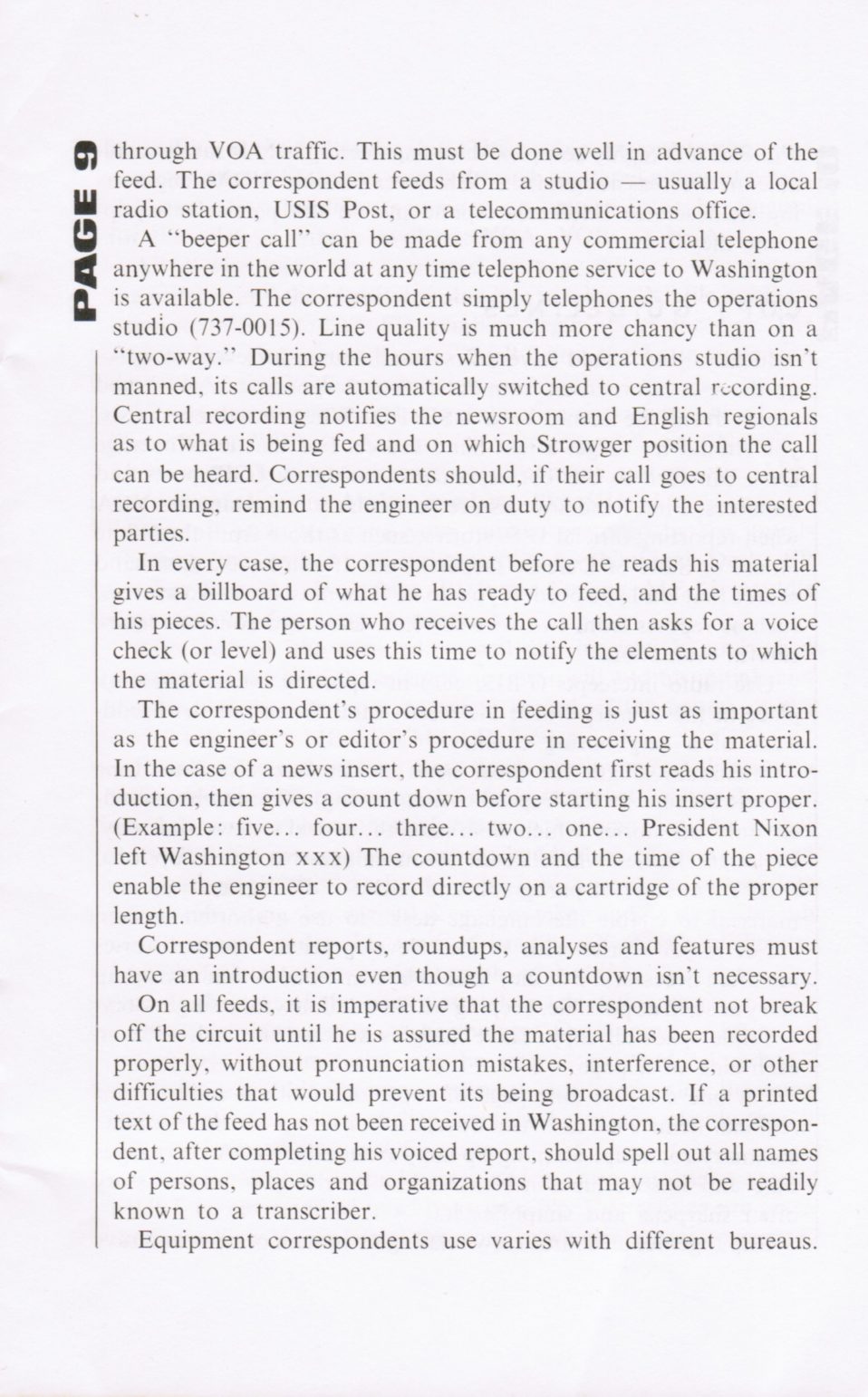 VOA Guide For Writers and Editors Circa 1972 – Cold War Radio Museum